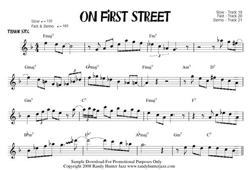 LEVEL Three Jazz Etudes | Randy Hunter JAZZ